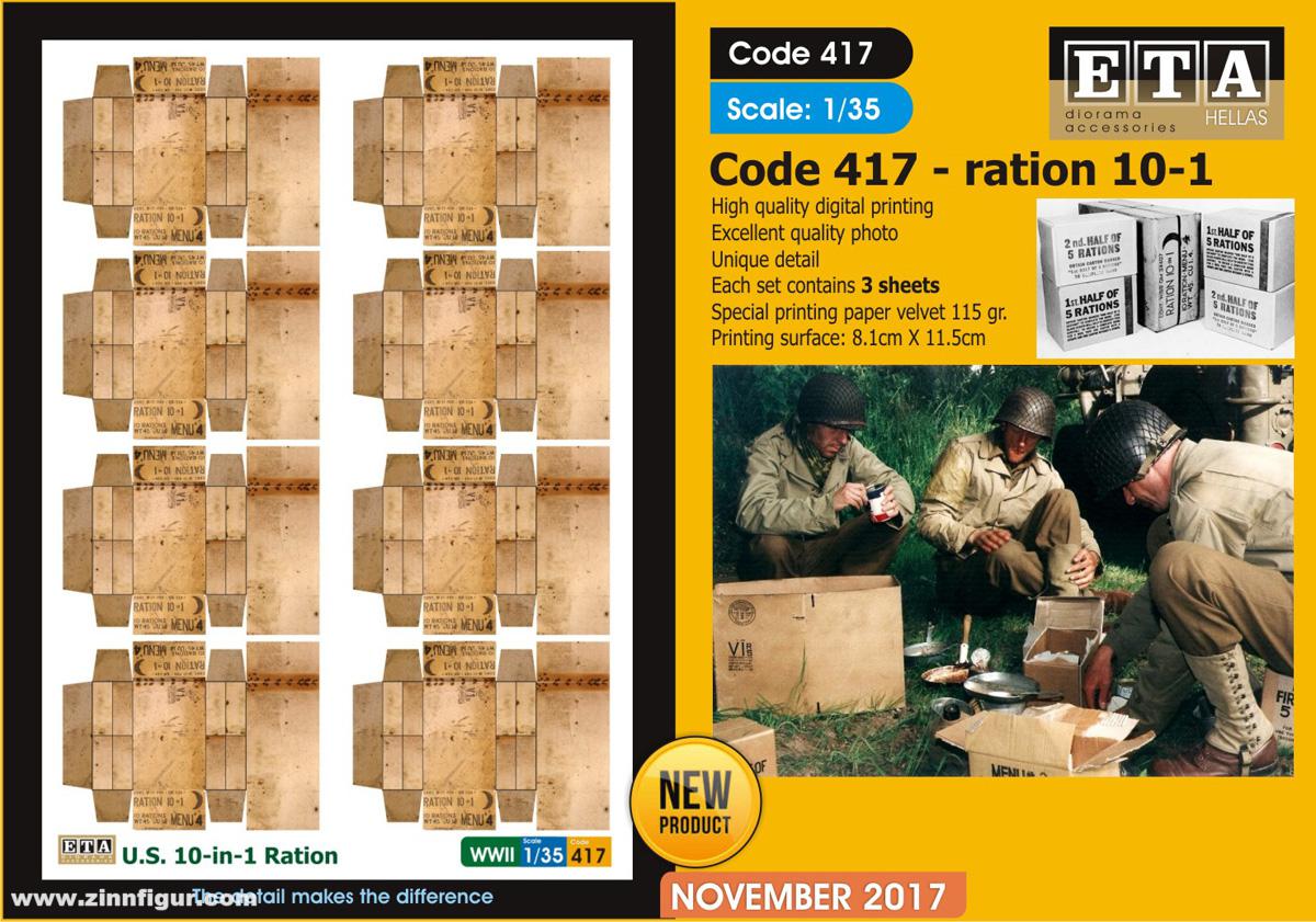 U.S. Code 417 - Ration 10-1 – Armored Track Model