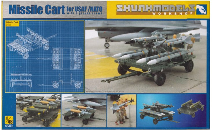 Missile Cart For USAF/NATO with 3 ground crews – Armored Track Model