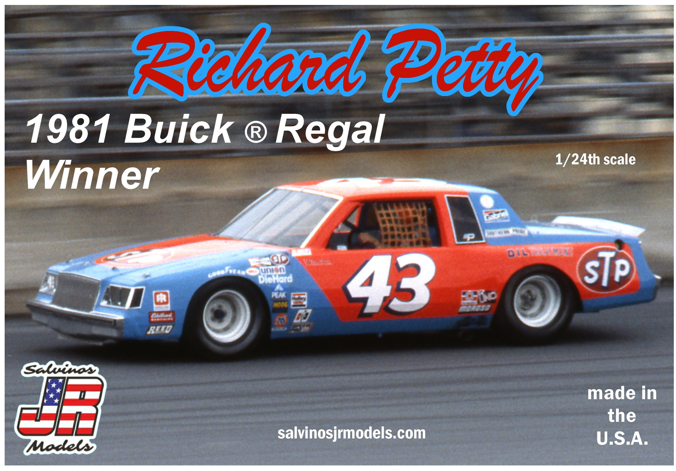 #43 Richard Petty 1981 Buick Regal Winner – Armored Track Model