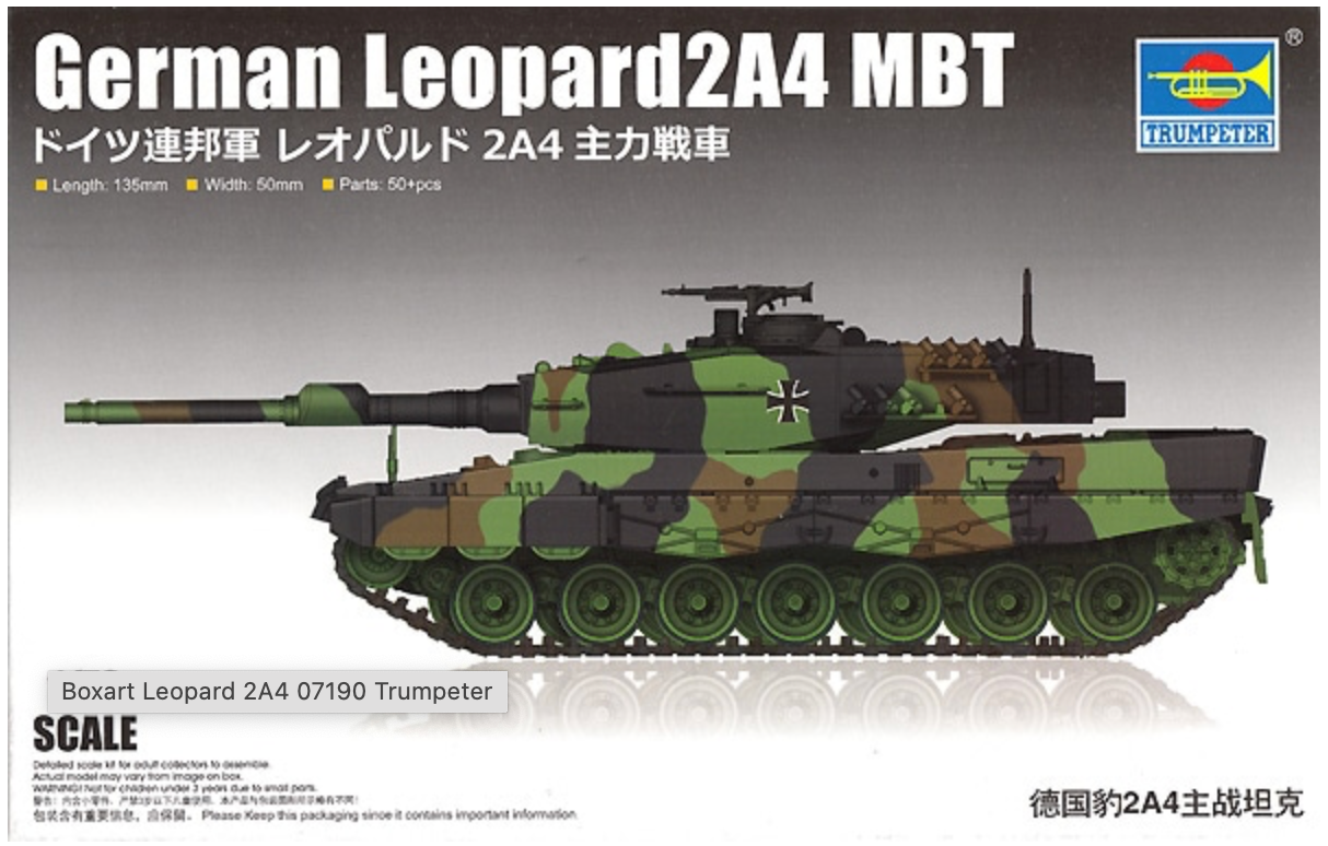 German Leopard 2A4 MBT – Armored Track Model