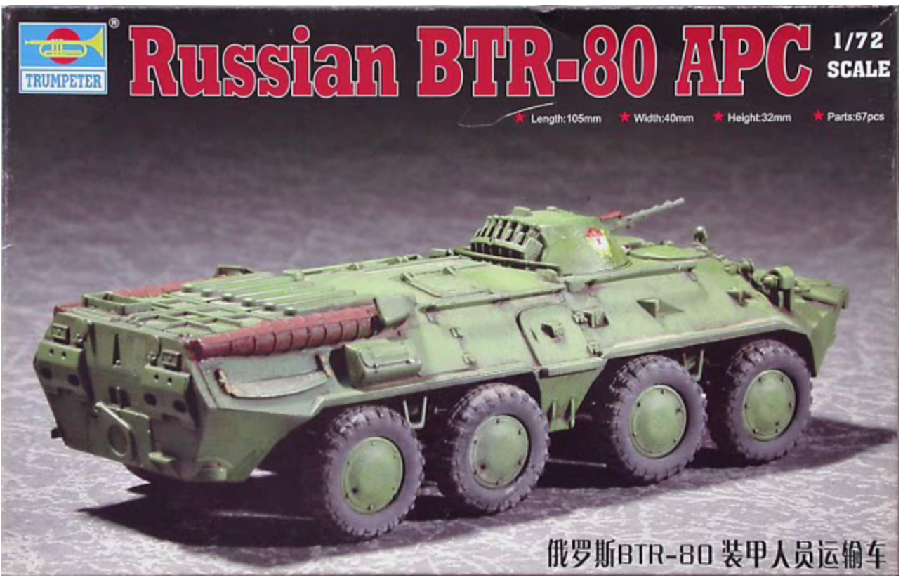 Russian BTR-80 APC – Armored Track Model