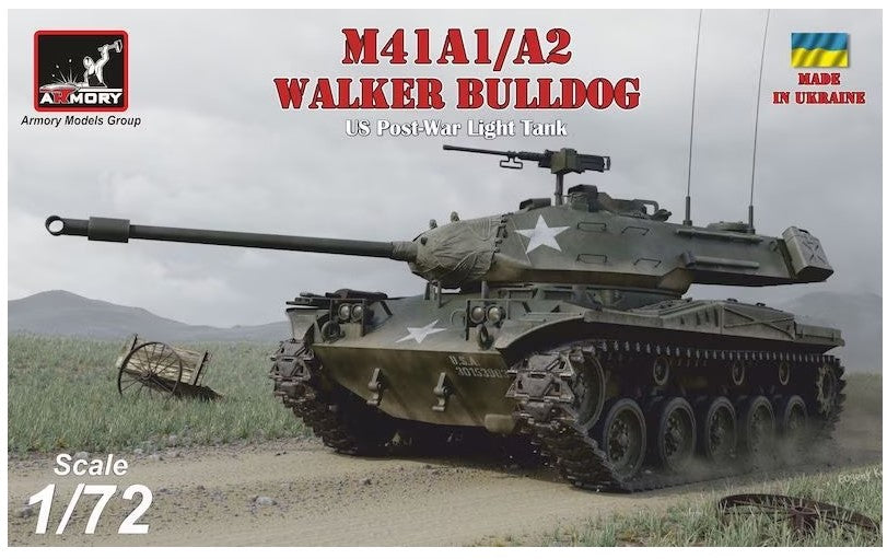 M41A1/A2 Walker Bulldog US Post-War Light tank (Armory Models Group ...