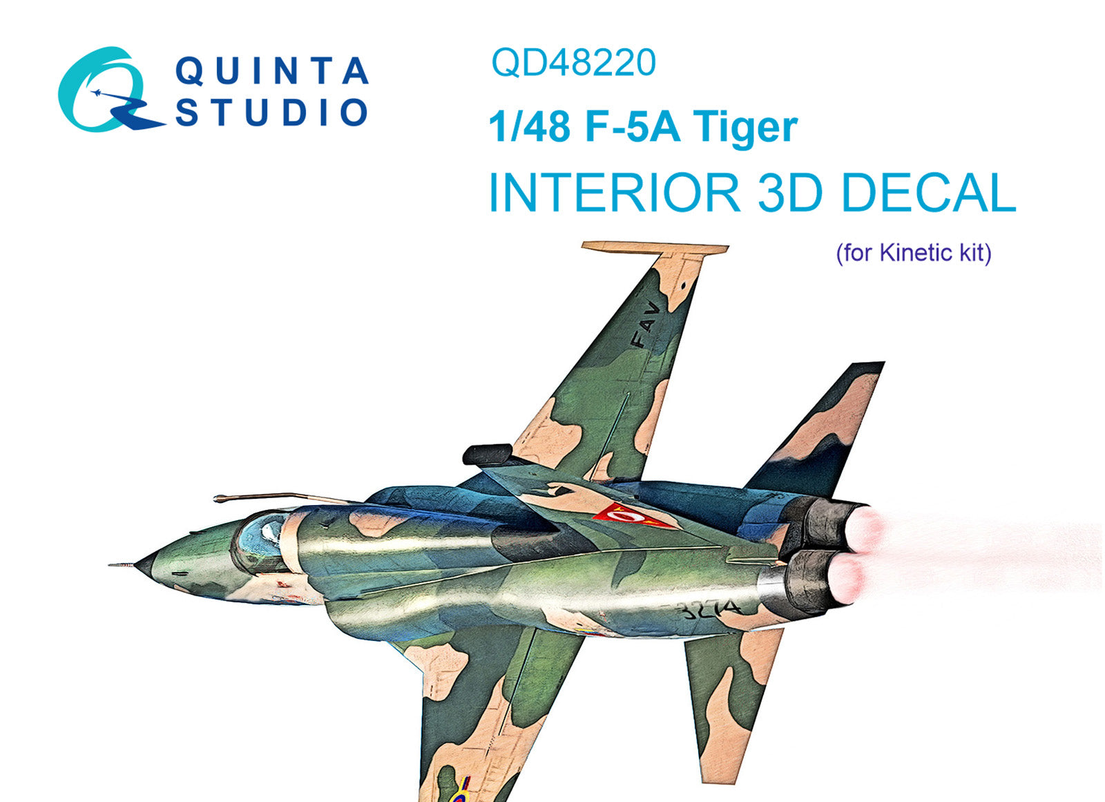 F-5A Interior 3D Decal – Armored Track Model