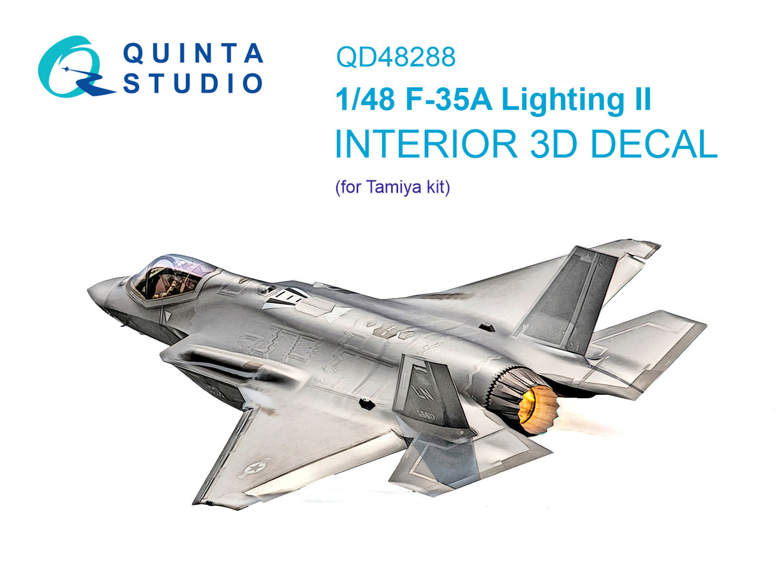 F-35A 3D Interior Decal – Armored Track Model