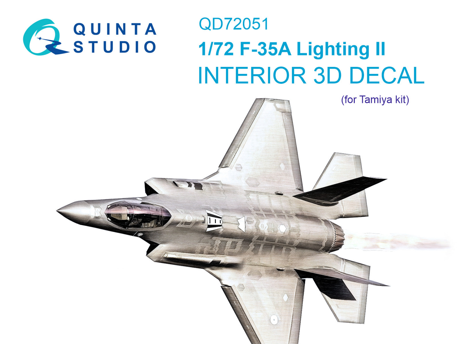 F-35A Lighting II 3D Interior Decal – Armored Track Model