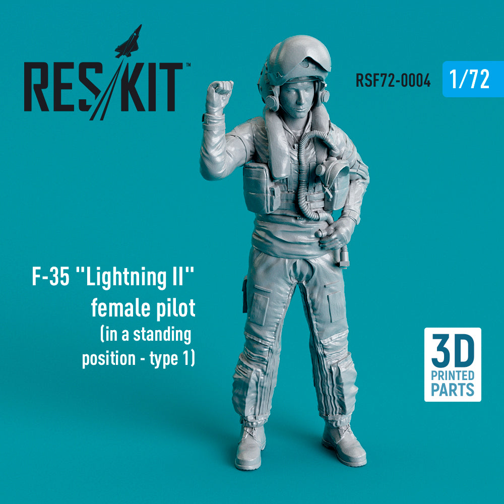 F-35 "Lightning II" Female Pilot (In a standing position - Type 1 ...