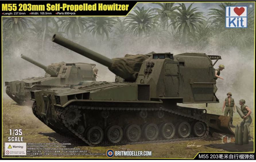 M55 203mm Self-propelled Howitzer – Armored Track Model