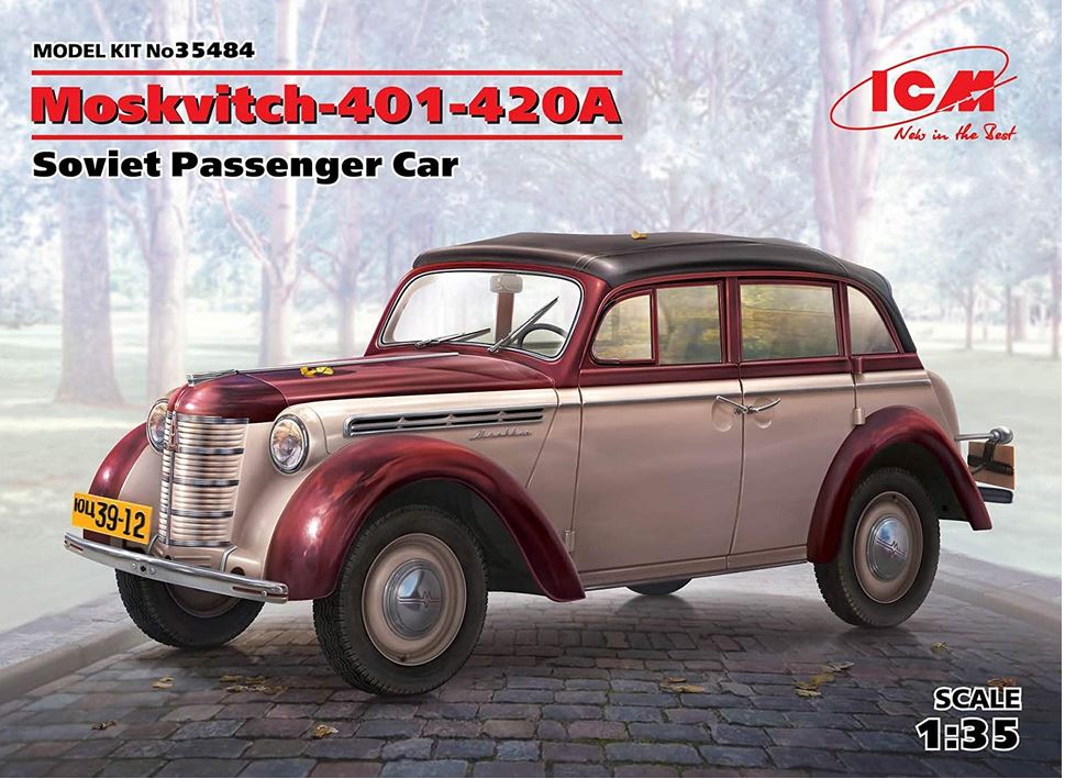 Soviet Passenger Car Moskvitch-401-420A – Armored Track Model