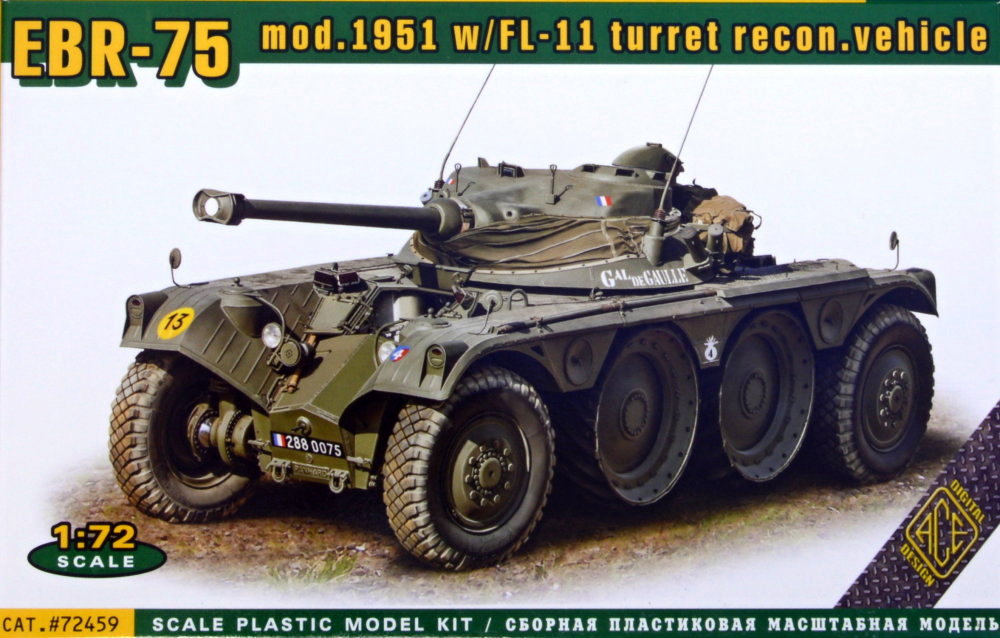 EBR-75 mod. 1951 w/FL-11 Turret Recon. Vehicle (ACE) – Armored Track Model