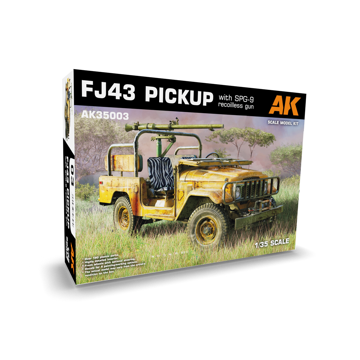 FJ43 Pickup with SPG-9 Recoilless Gun (AK Interactive) – Armored Track ...