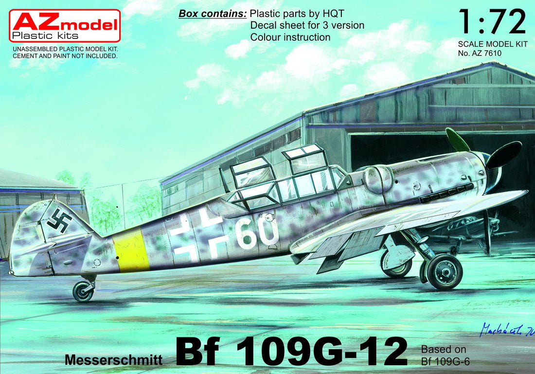 Messerschmitt Bf-109G-12 "Two-Seater" (AZ Model) – Armored Track Model