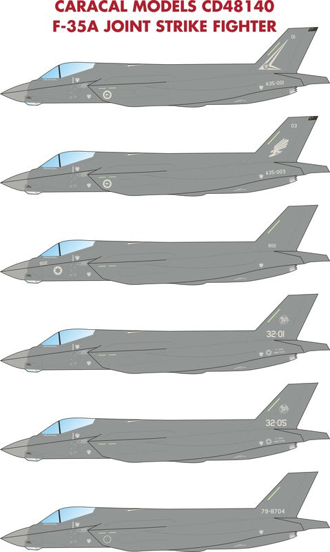 F-35A Joint Strike Fighter (Caracal Decal) – Armored Track Model